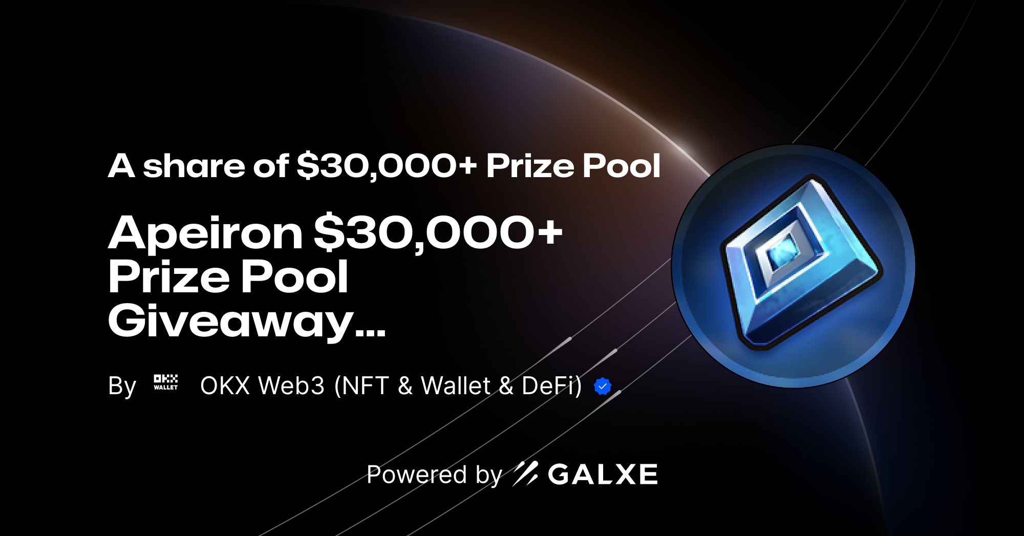 Apeiron $30,000+ Prize Pool Giveaway by OKX Web3 (NFT & Wallet & DeFi ...