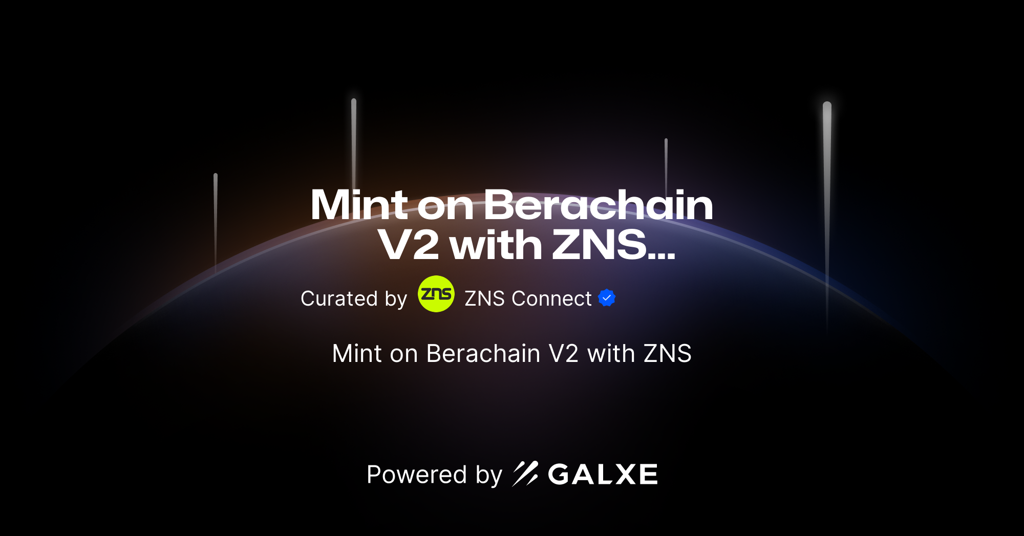 Mint on Berachain V2 with ZNS Credential | Galxe