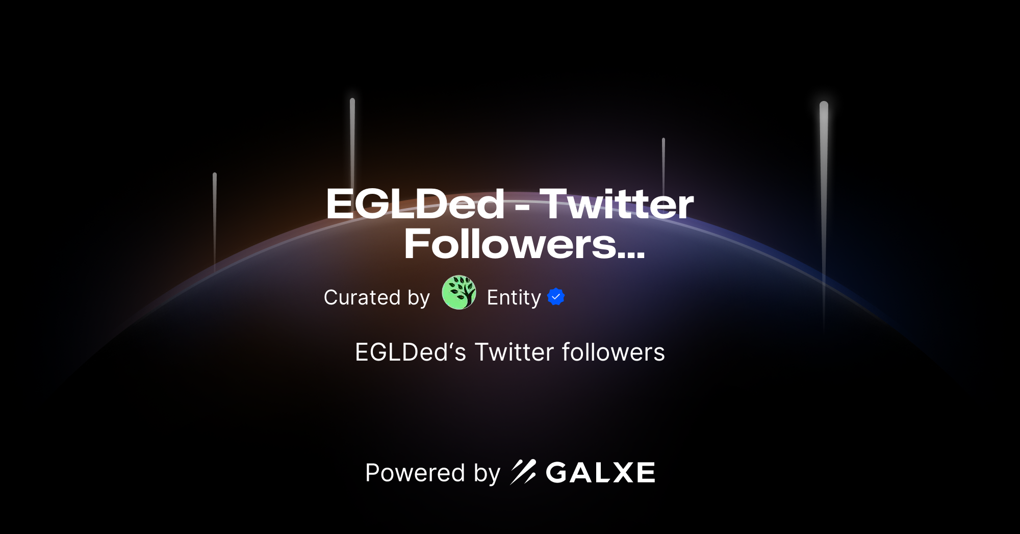 Entity_Ed - X Followers Credential | Galxe