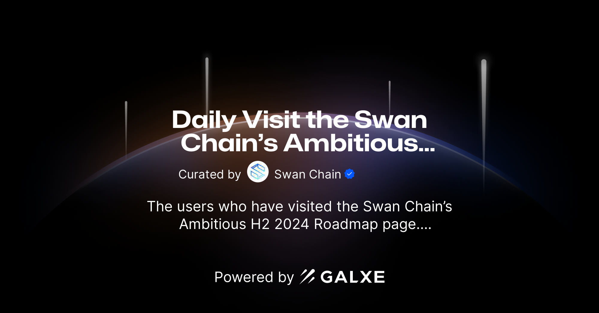 Daily Visit the Swan Chain’s Ambitious H2 2024 Roadmap Credential | Galxe