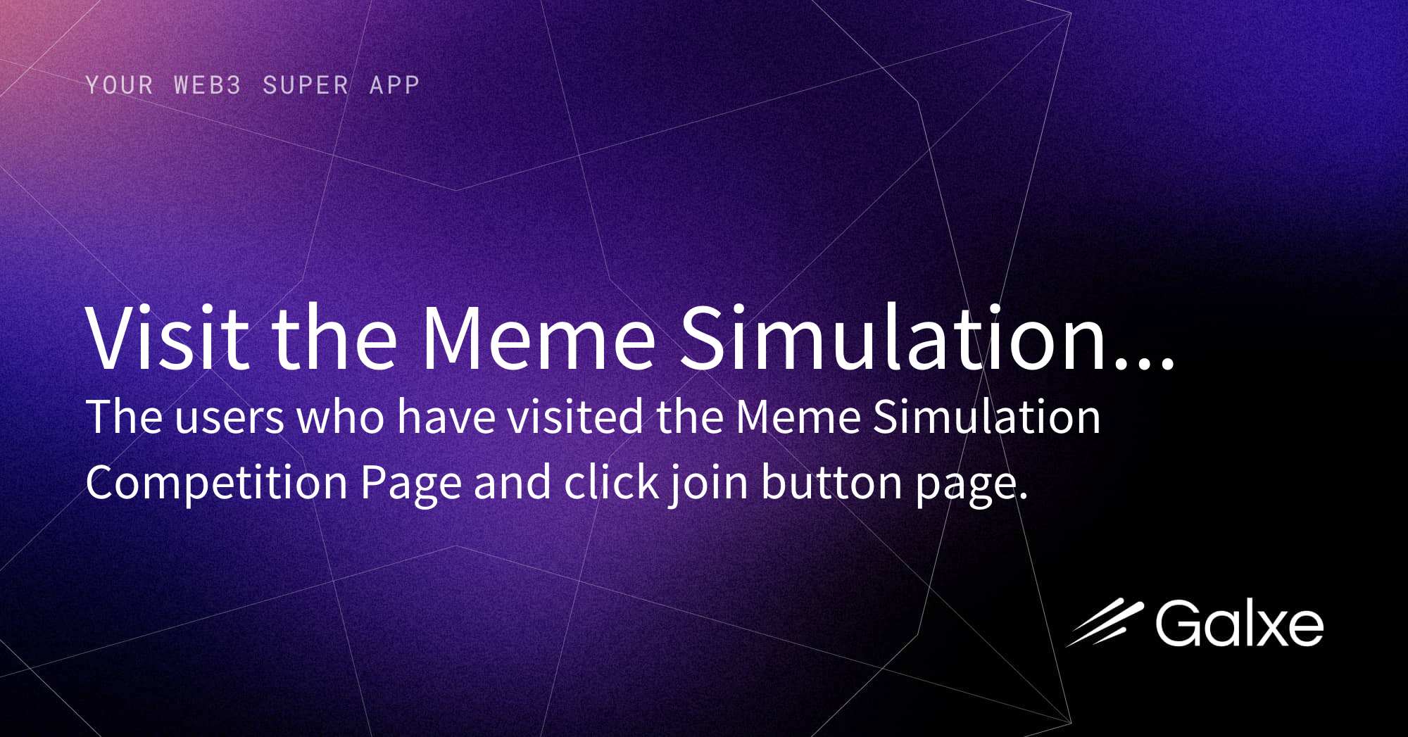 Visit the Meme Simulation Competition Page and click join button ...