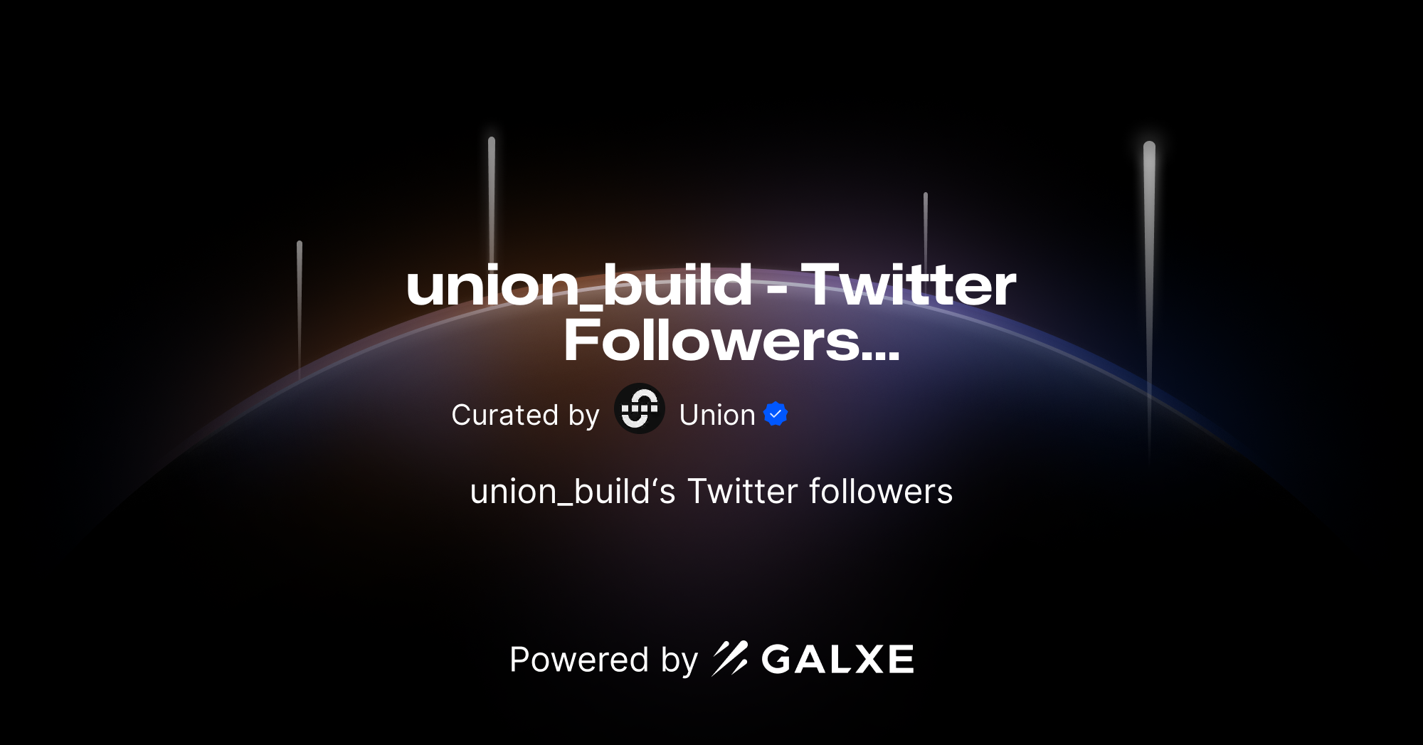 union_build - X Followers Credential | Galxe