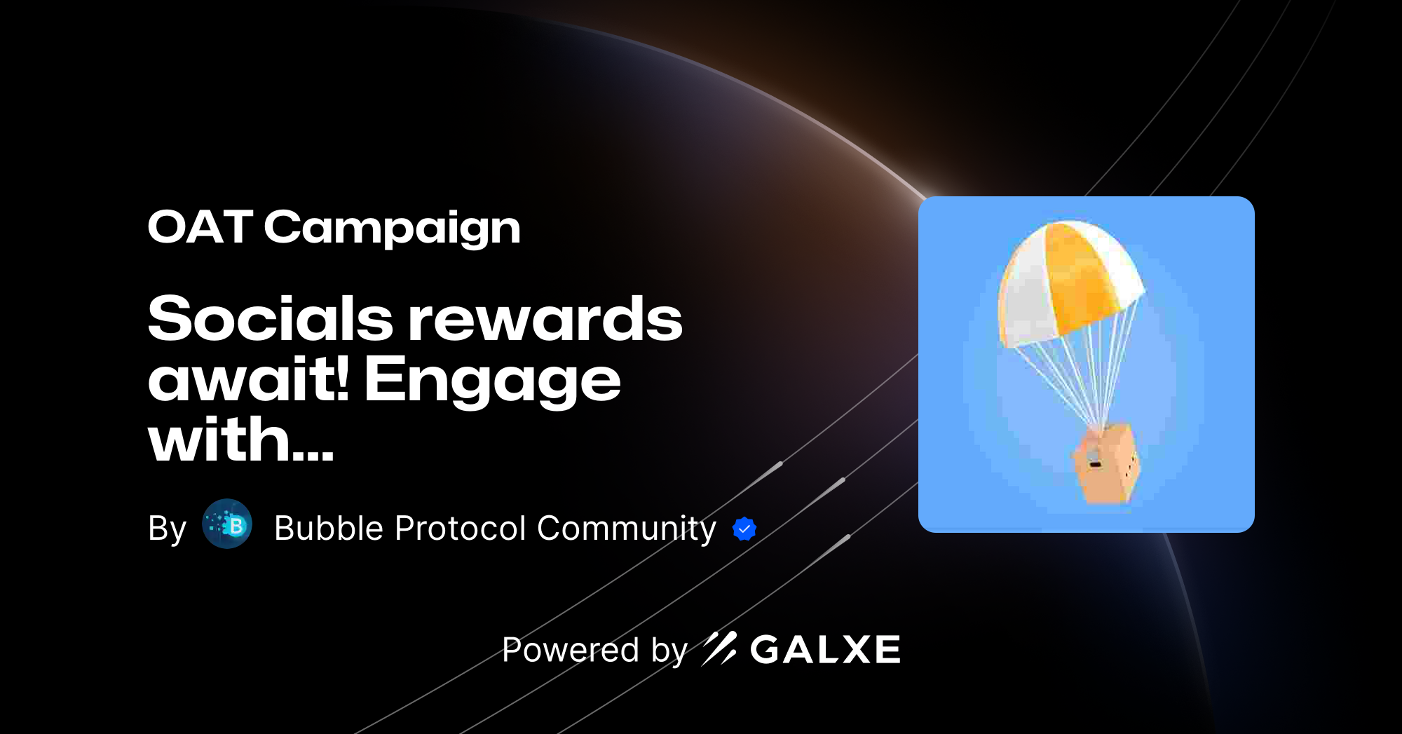 Socials rewards await! Engage with BubbleProtocol & get tokens drop at launch. by Bubble ...