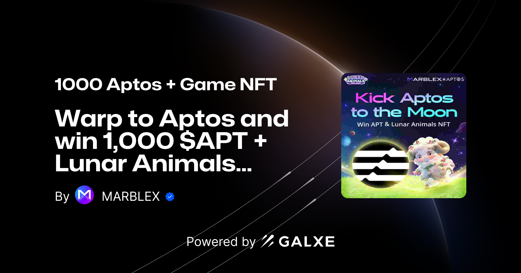 Warp to Aptos and win 1,000 $APT + Lunar Animals NFT Giveaway! by ...