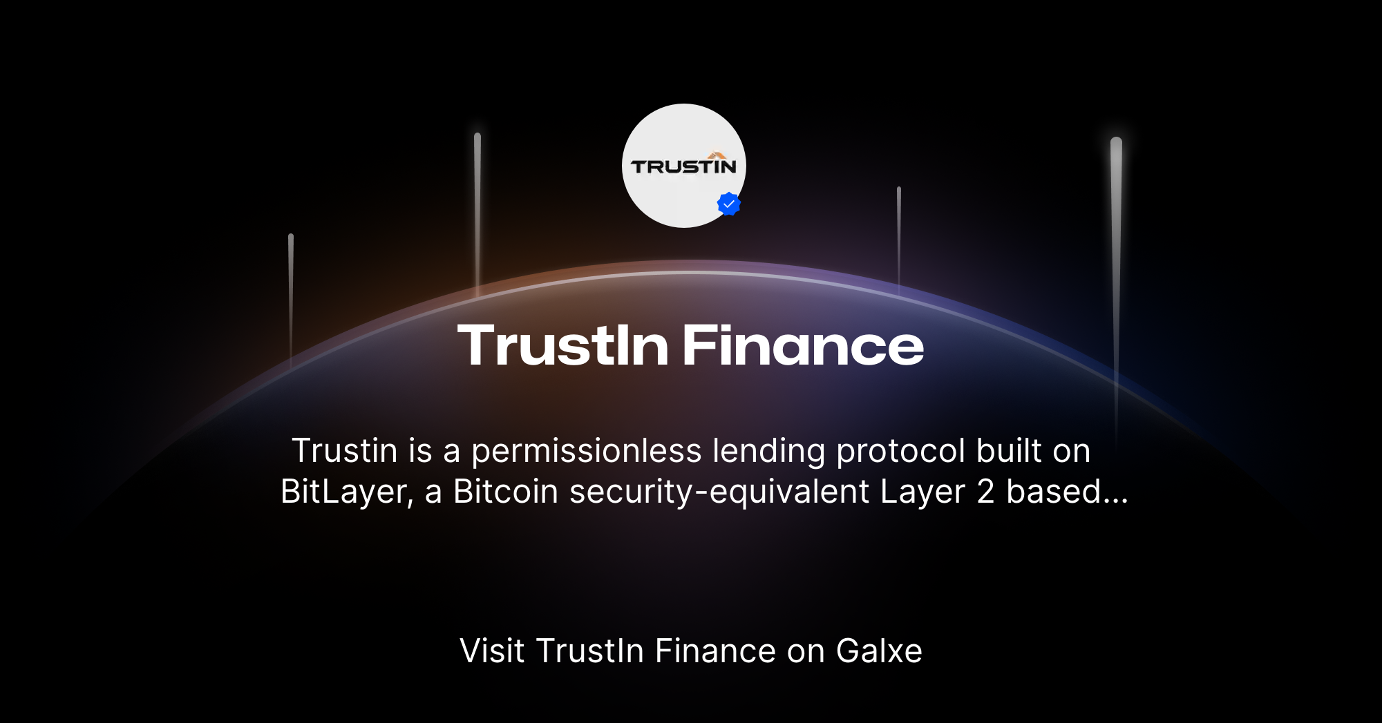 Join TrustIn Finance on Galxe