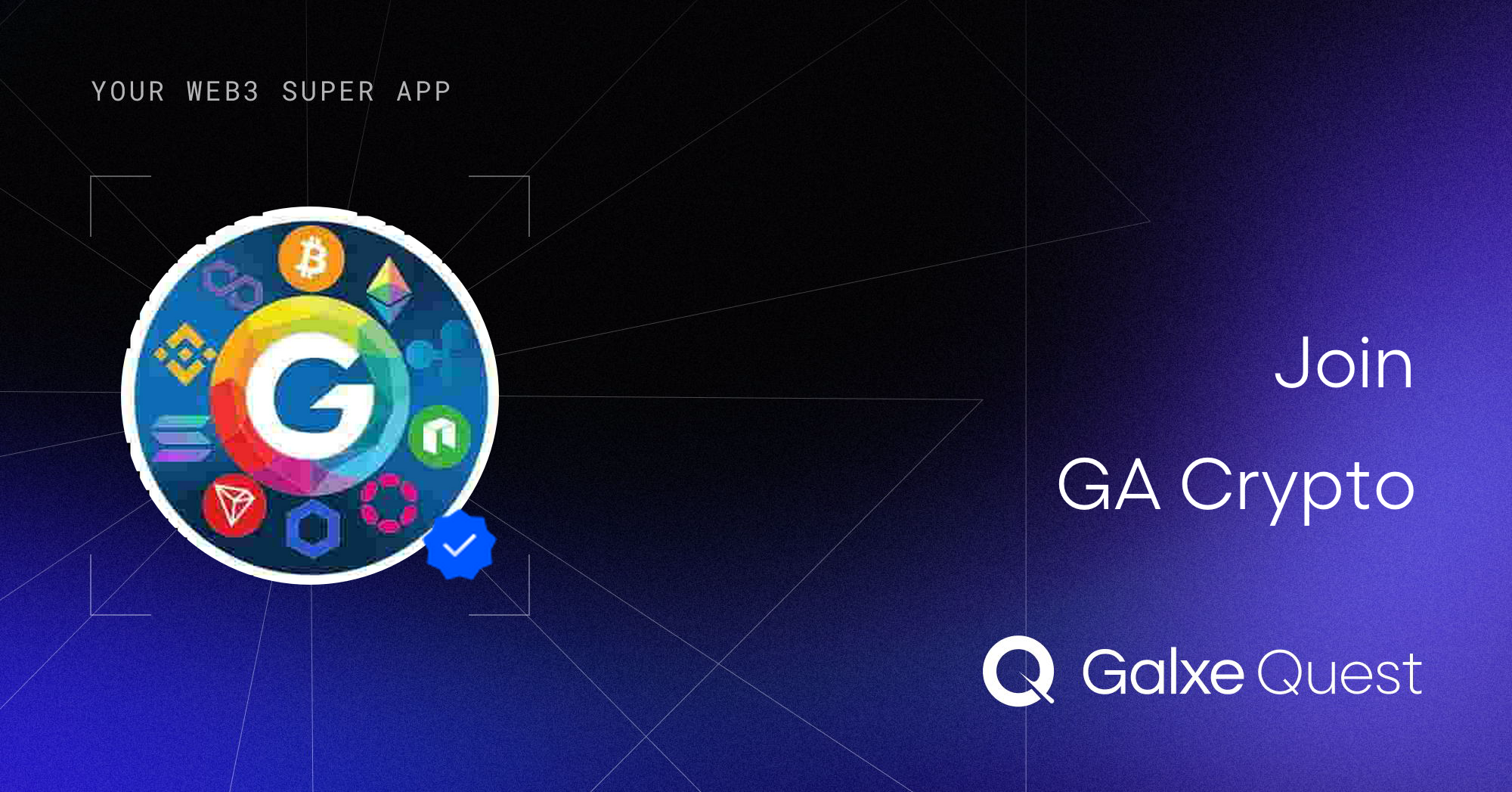 Join GA Crypto on Galxe Quest
