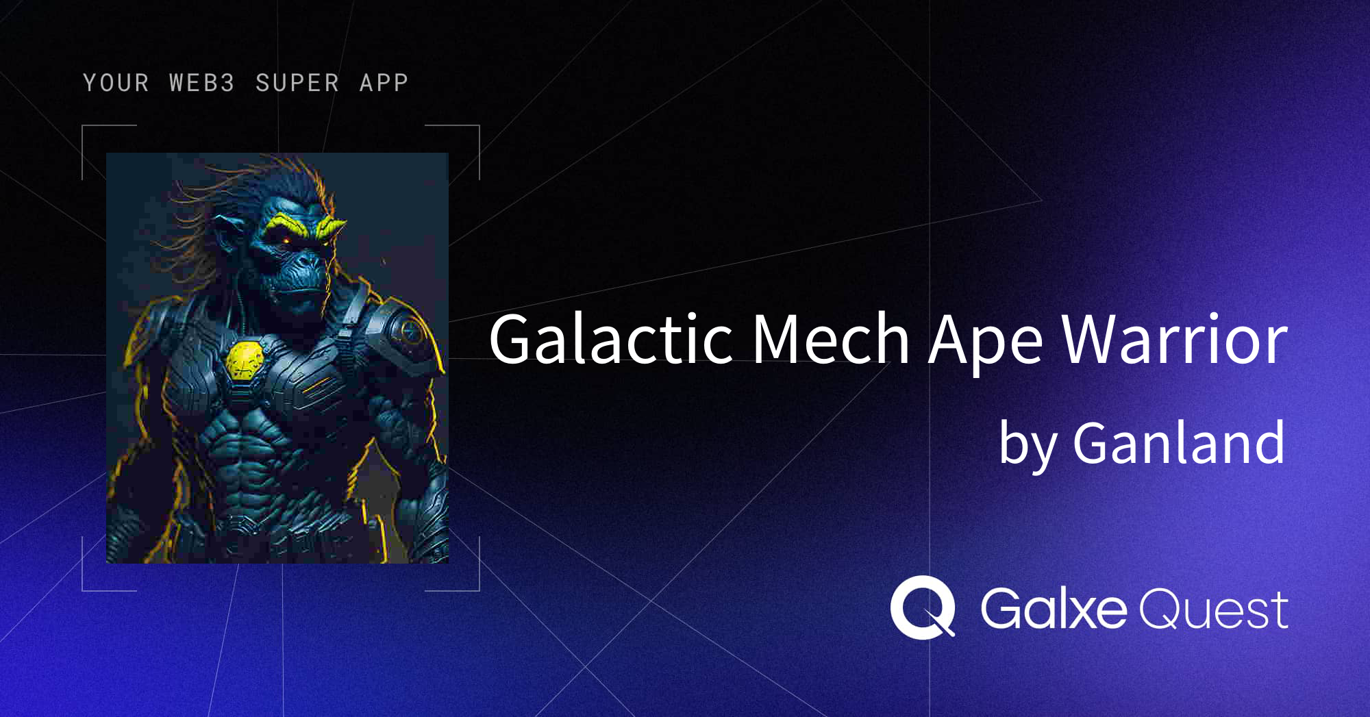 Galactic Mech Ape Warrior by Ganland | Galxe Quest