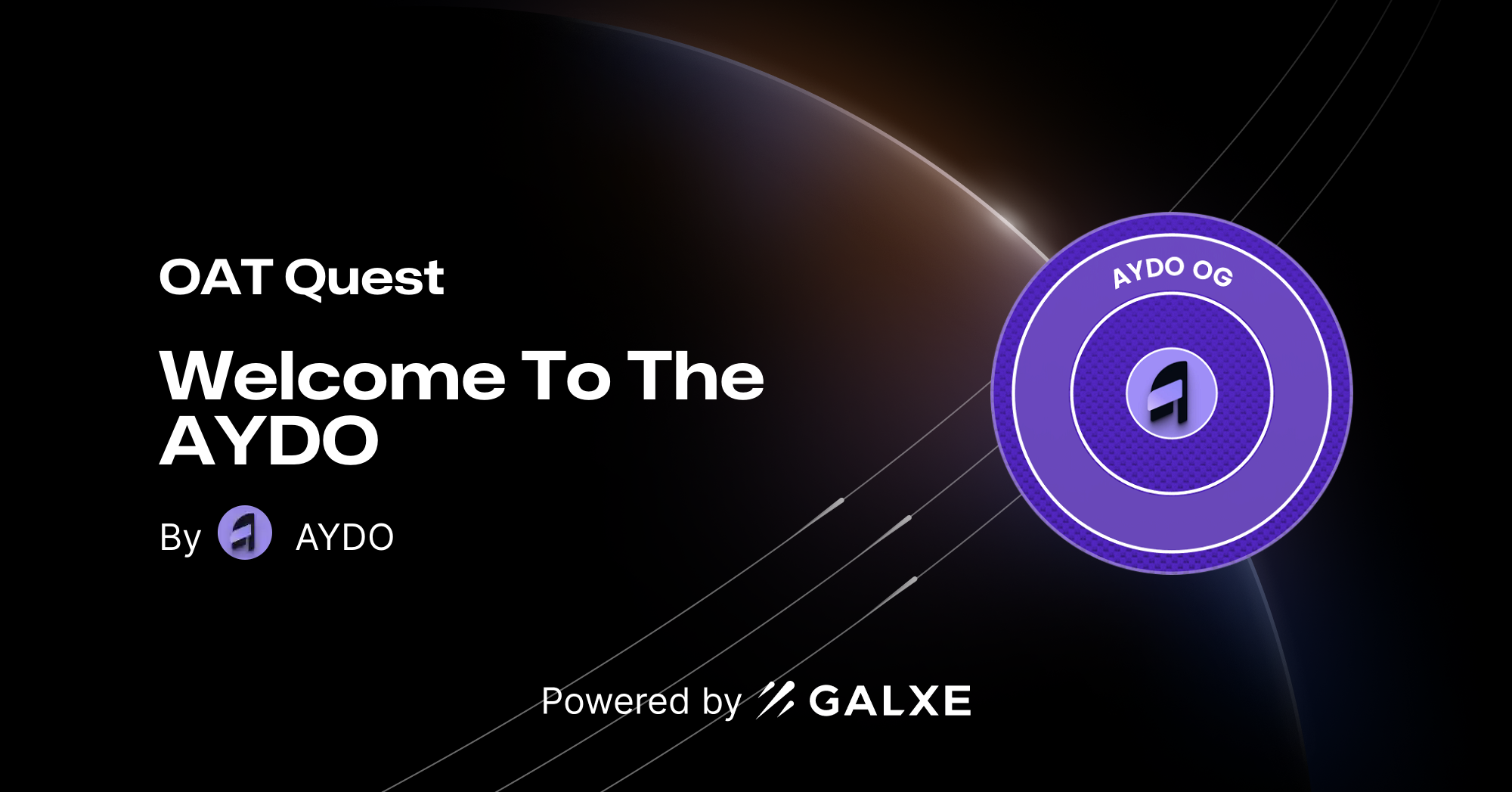 Welcome To The AYDO by AYDO | Galxe Quest