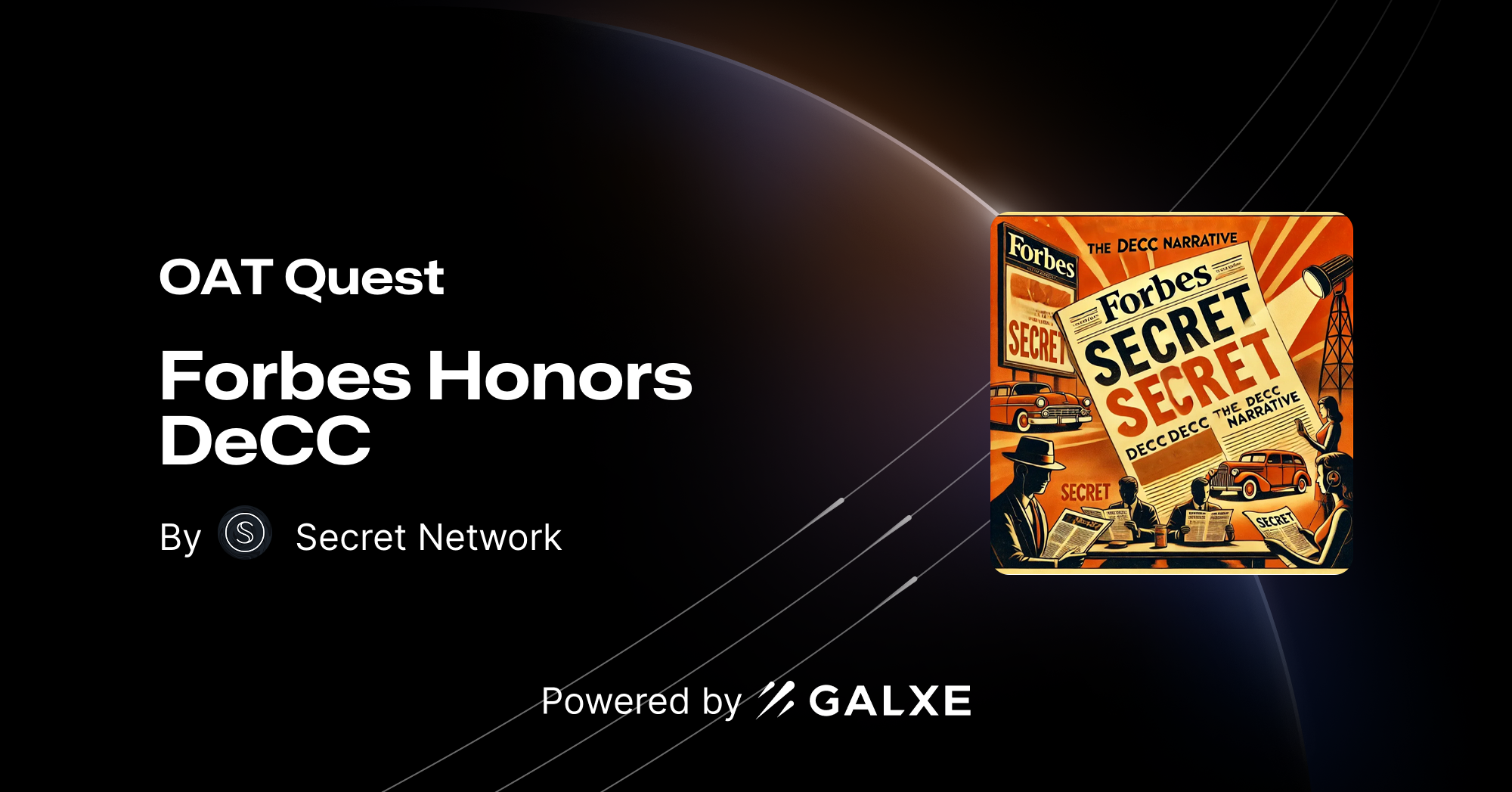 Forbes Honors DeCC by Secret Network | Galxe Quest