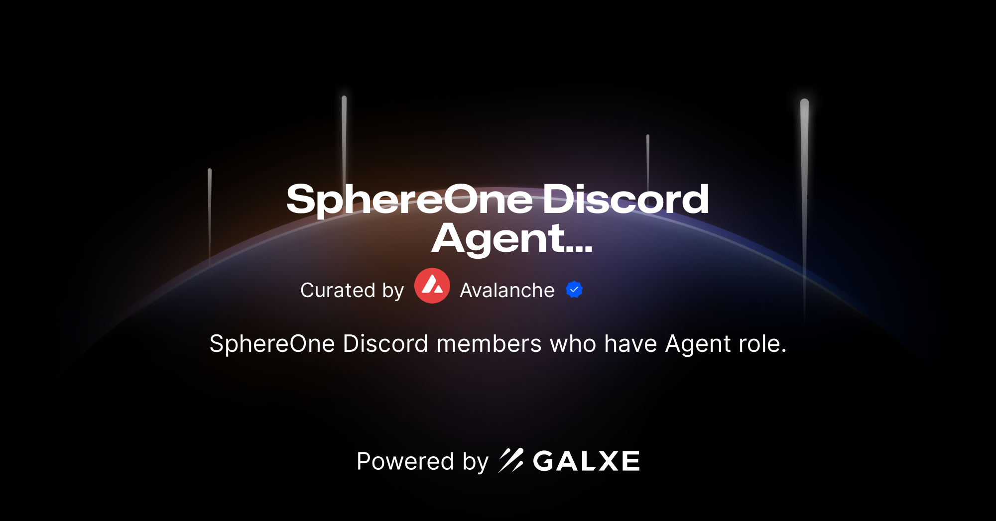 SphereOne Discord Agent Credential | Galxe