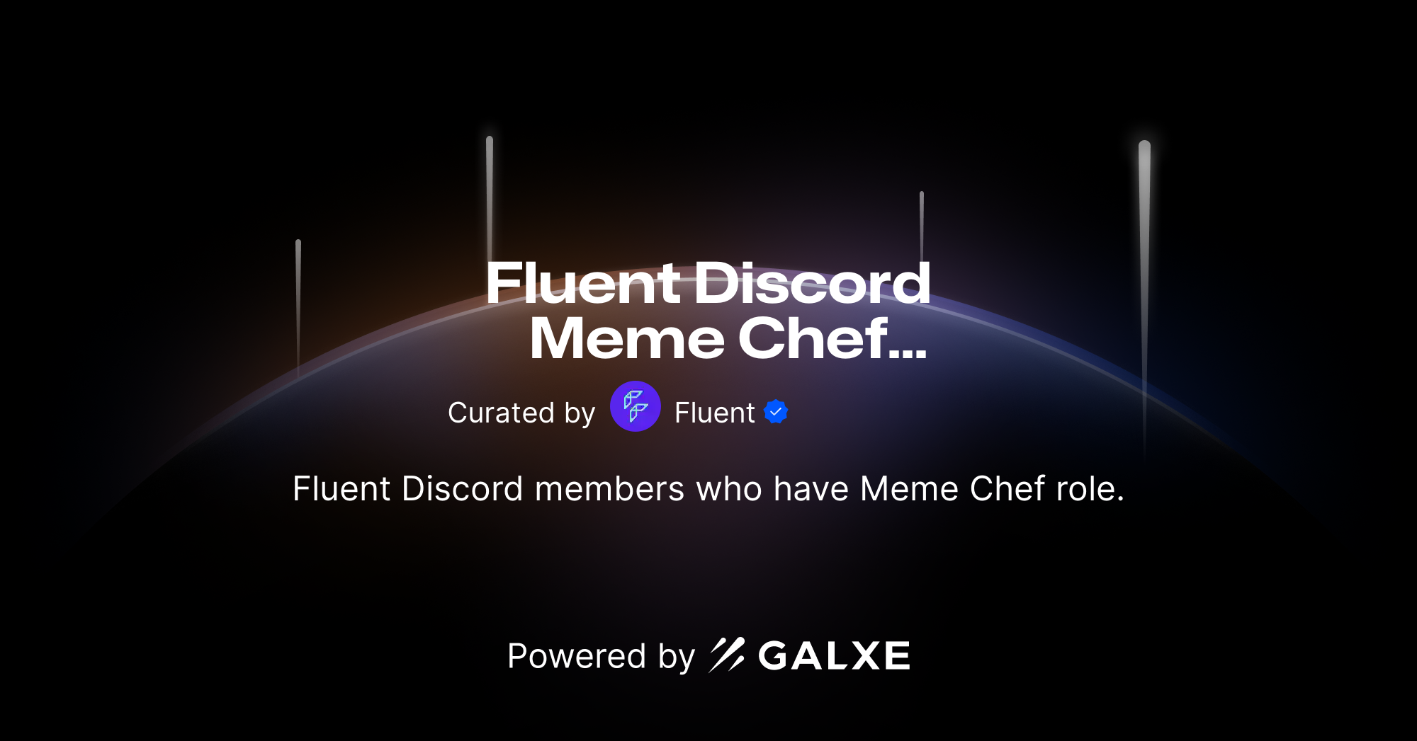 Fluent Discord Meme Chef Credential | Galxe