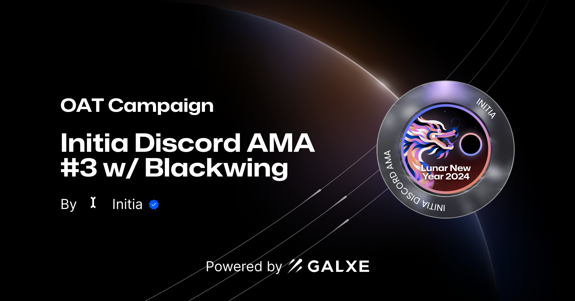 Initia Discord AMA #3 w/ Blackwing by Initia | Galxe Quest