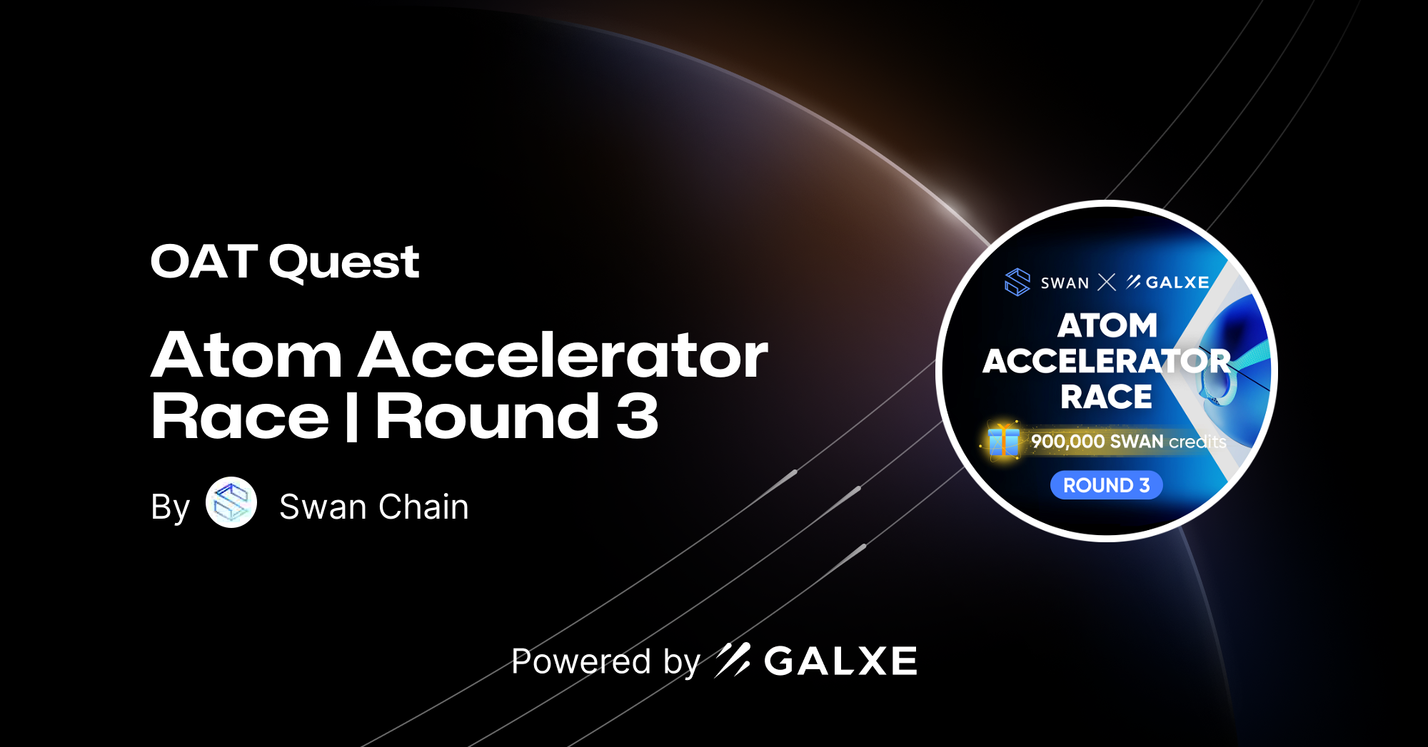 Atom Accelerator Race | Round 3 by Swan Chain | Galxe Quest