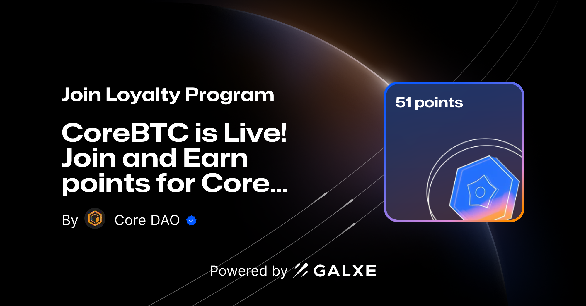 CoreBTC is Live! Join and Earn points for Core BTC Journey Series! by ...