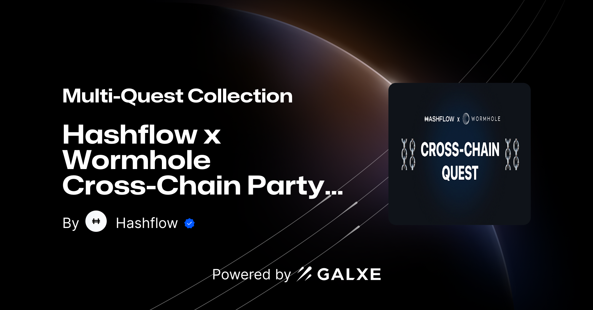 Hashflow x Wormhole Cross-Chain Party by Hashflow | Galxe Quest