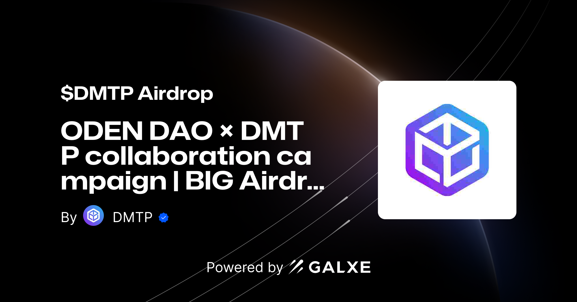 ODEN DAO × DMTP collaboration campaign | BIG Airdrop Campaign🔥 by DMTP ...