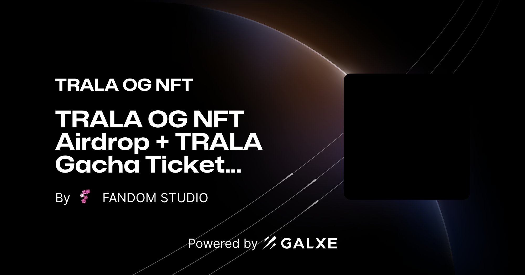 TRALA OG NFT Airdrop + TRALA Gacha Ticket by FANDOM STUDIO | Galxe Quest