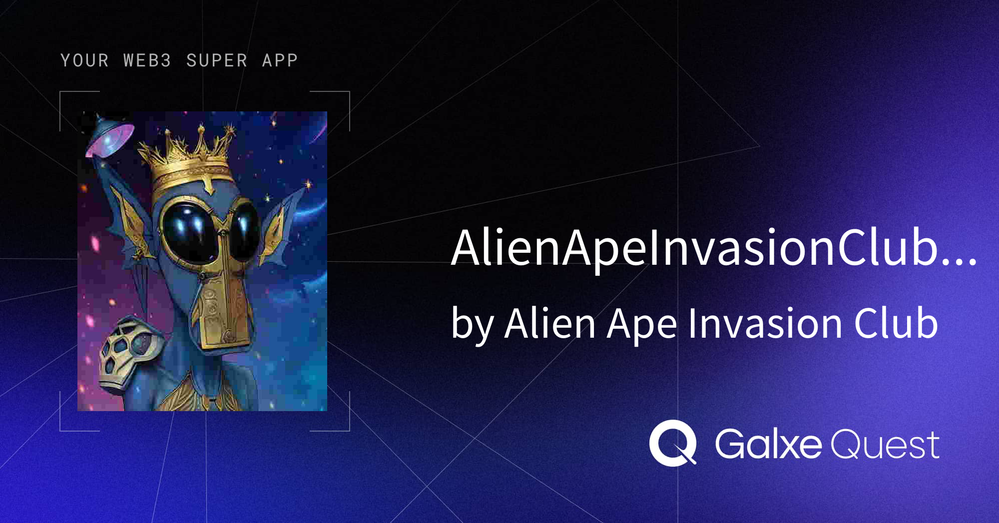 AlienApeInvasionClub Airdrop Eligible (Dew, 1.6K ETH Volume, 0.78 ETH Floor) by Alien Ape ...