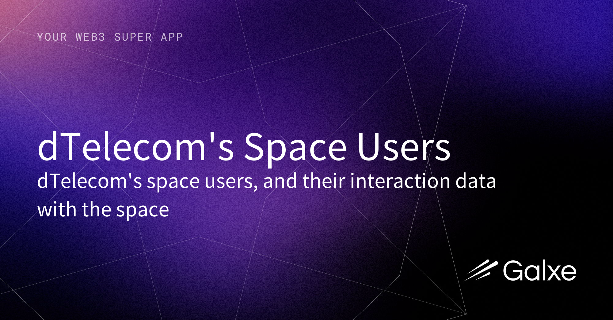 dTelecom's Space Users Credential | Galxe