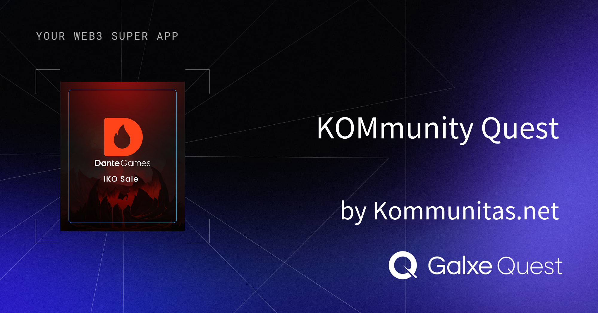 KOMmunity Quest by Kommunitas.net | Galxe Quest