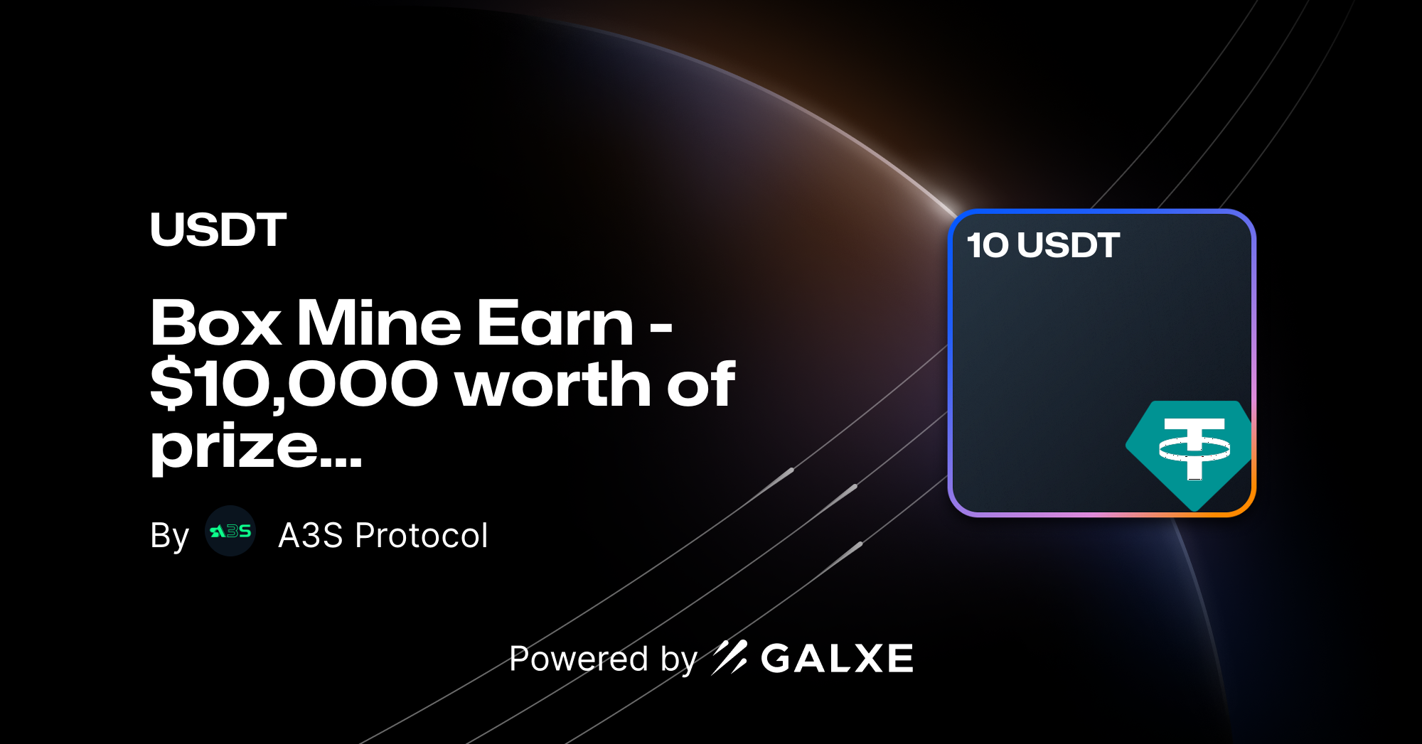 Box Mine Earn - $10,000 worth of prize by A3S Protocol | Galxe Quest
