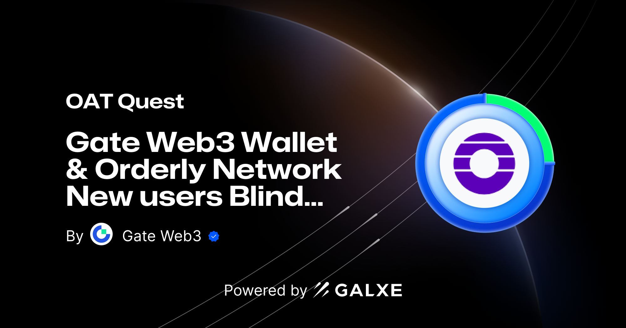 Gate Web3 Wallet & Orderly Network New users Blind Box Airdrop！$ 1,000 In Total！ by Gate Web3 ...