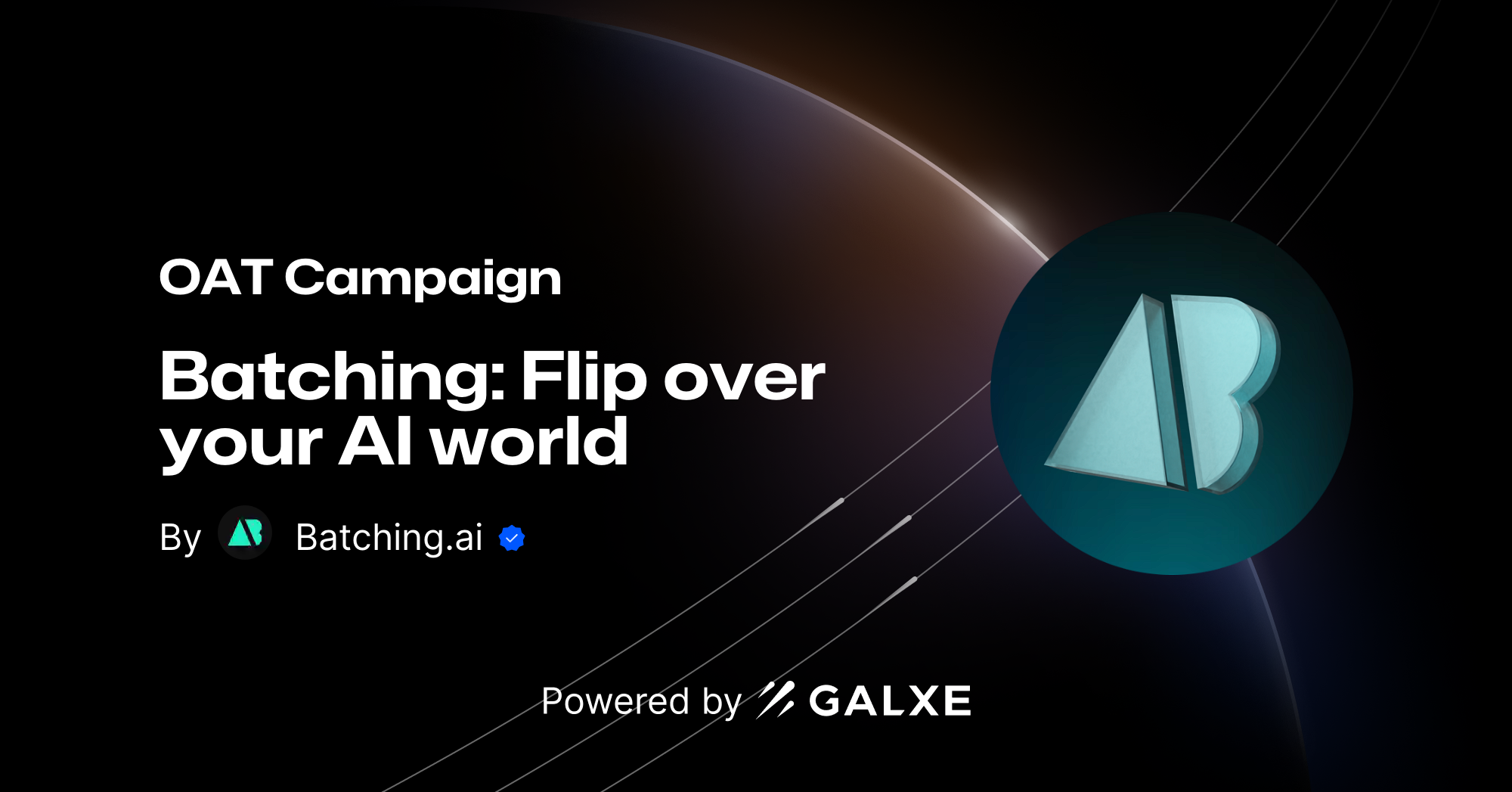 Batching: Flip over your AI world by Batching.ai | Galxe Quest