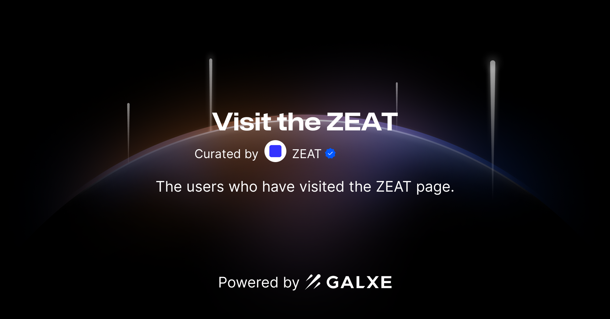 Visit the ZEAT Credential | Galxe