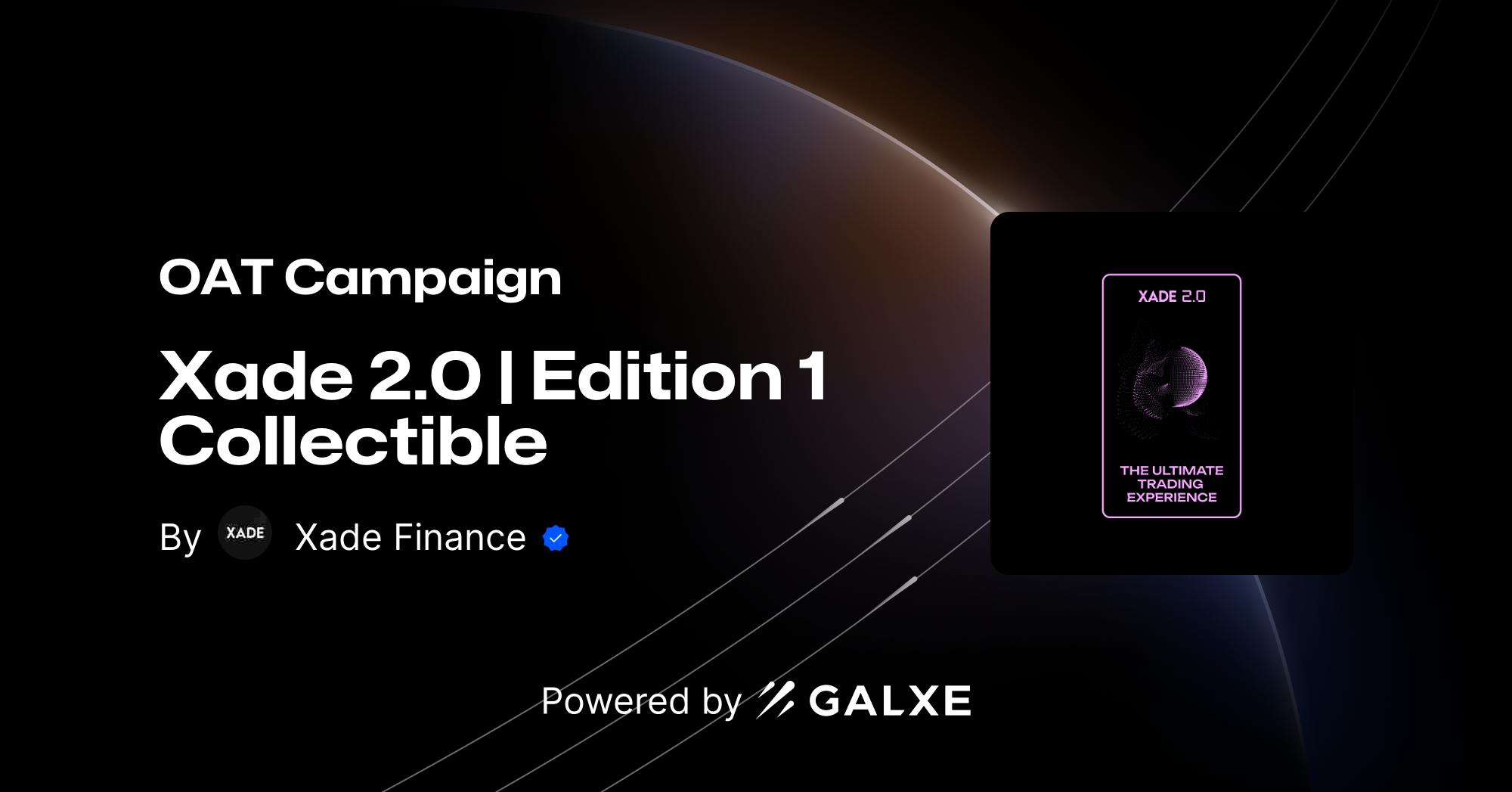 Xade 2.0 | Edition 1 Collectible by Xade Finance | Galxe Quest