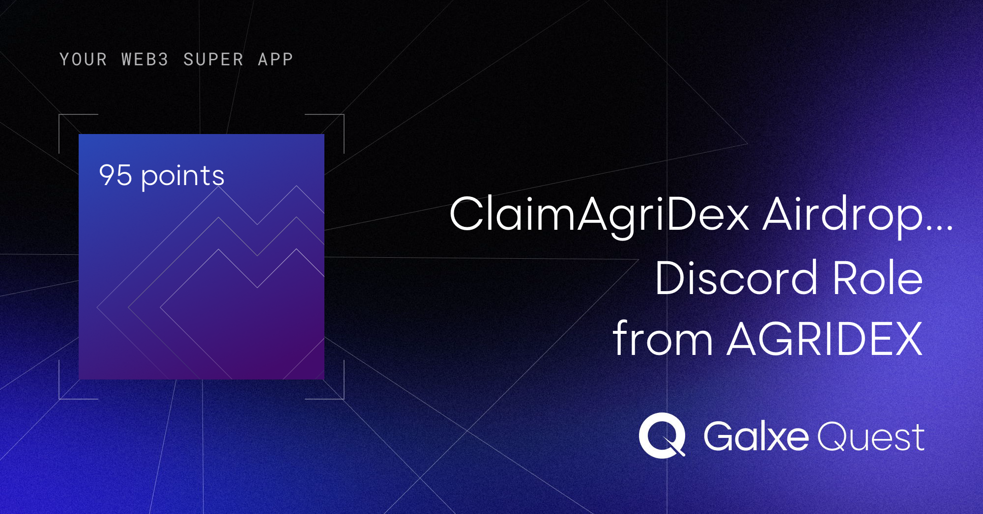 AgriDex Airdrop Season 2 - Week 3 by AGRIDEX | Galxe Quest