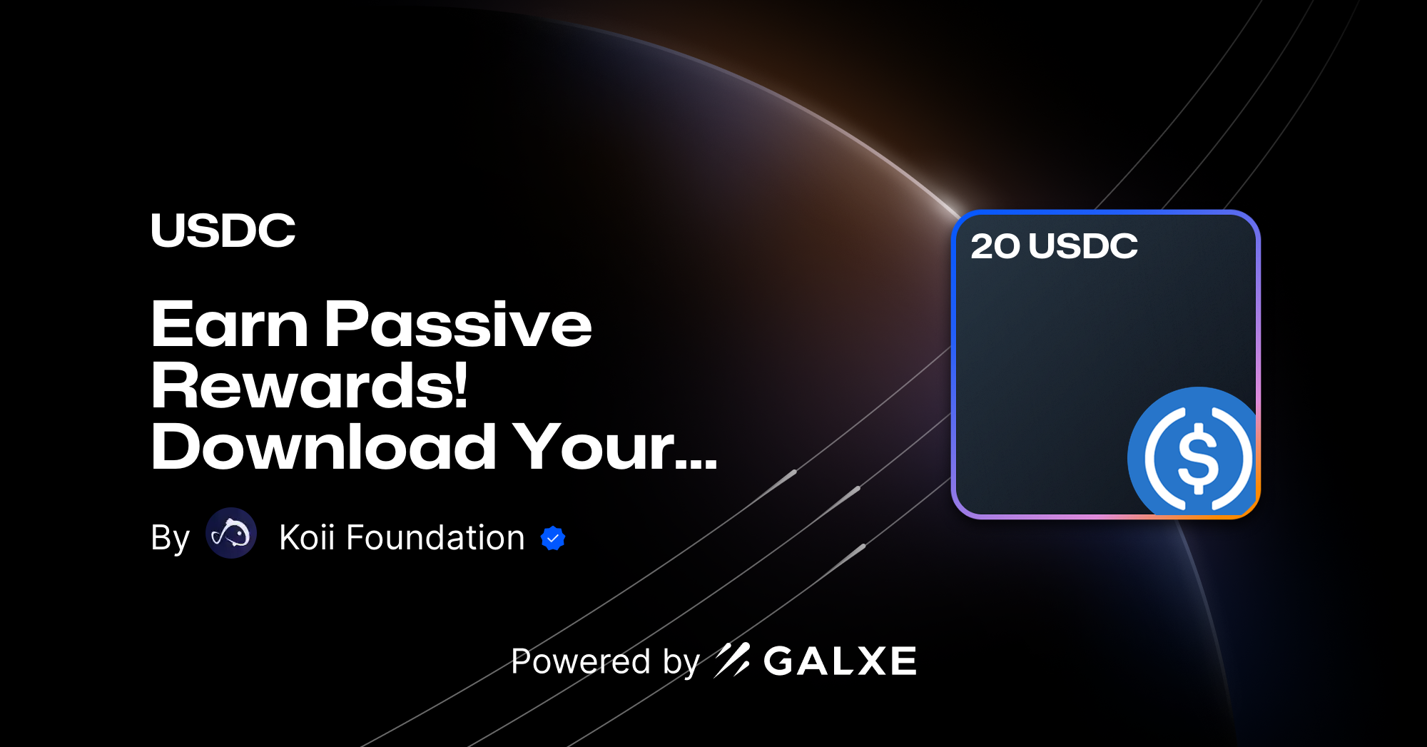 Earn Passive Rewards! Download Your Free Koii Node Now! by Koii Foundation | Galxe Quest
