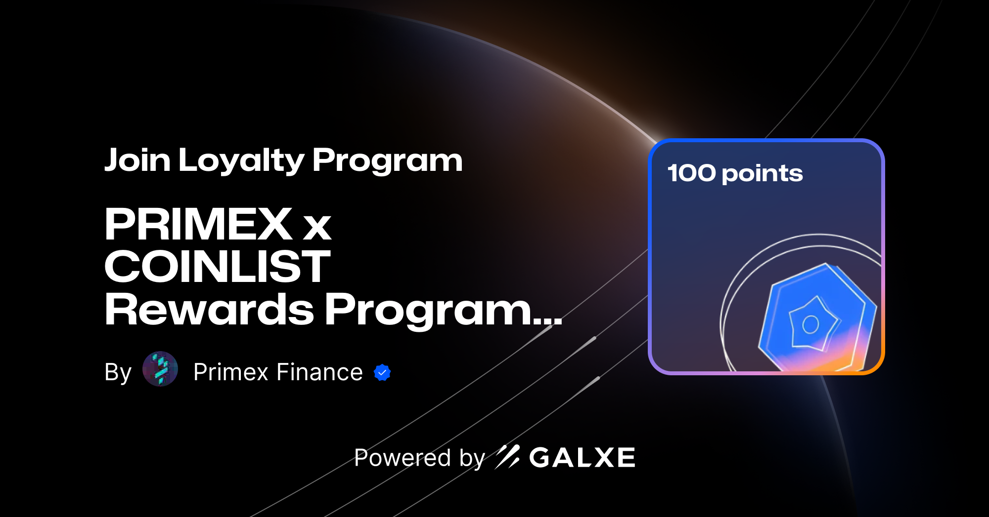 PRIMEX x COINLIST Rewards Program | Phase 8 | Rewards and Winners by Primex Finance | Galxe Quest