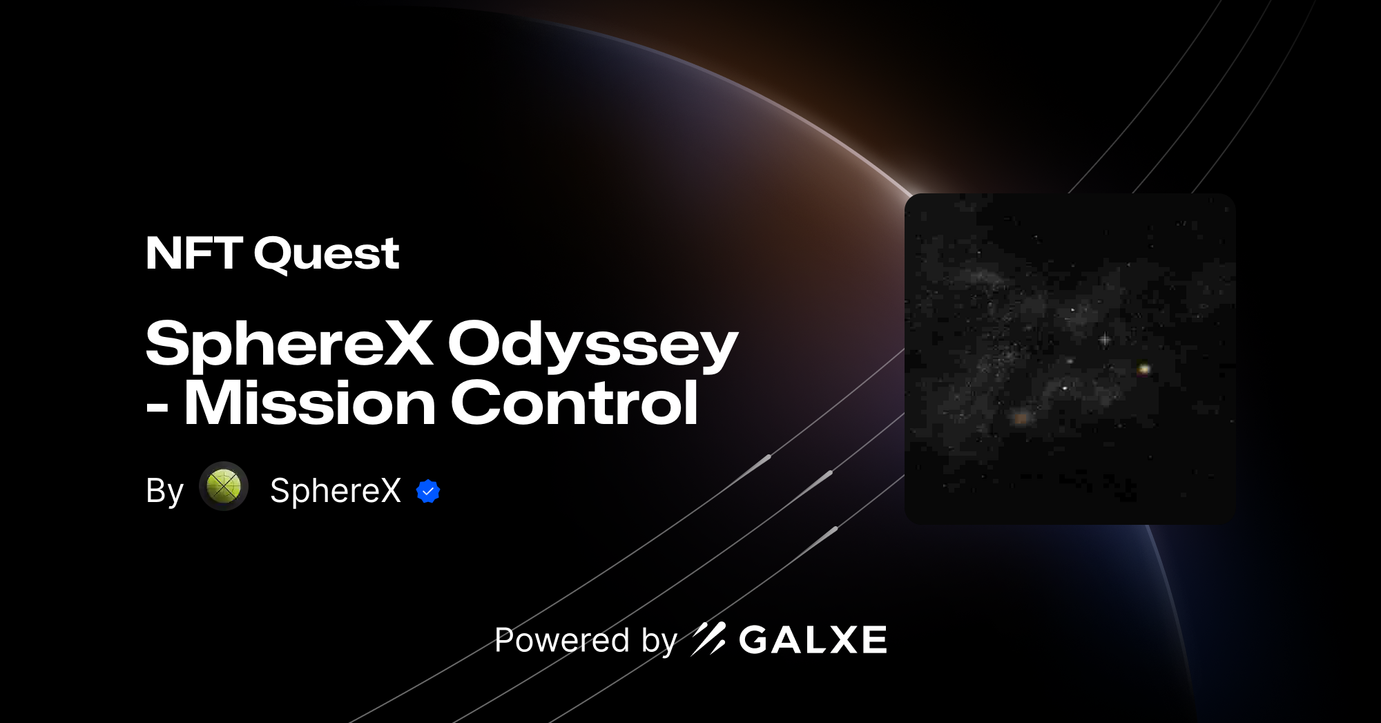 SphereX Odyssey - Mission Control by SphereX | Galxe Quest
