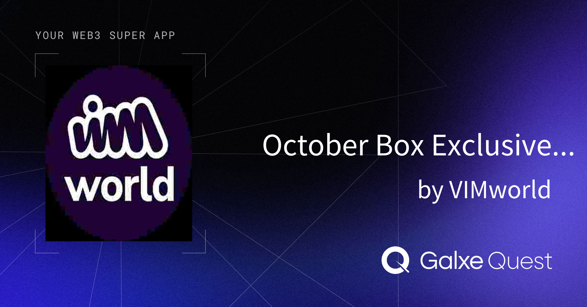 October Box Exclusive Release - "It's always Treats in Oct" by VIMworld ...