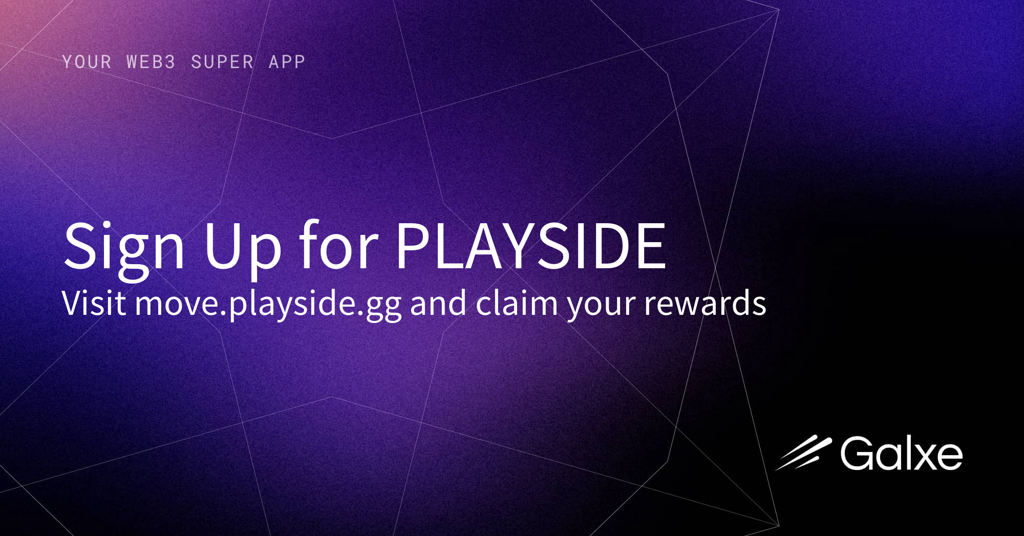 Sign Up for PLAYSIDE Credential | Galxe