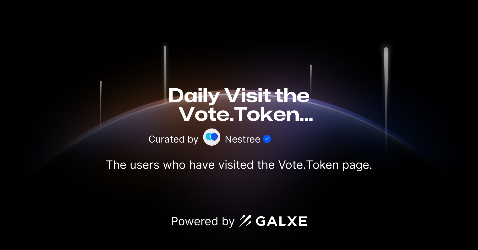 Daily Visit the Vote.Token Credential | Galxe