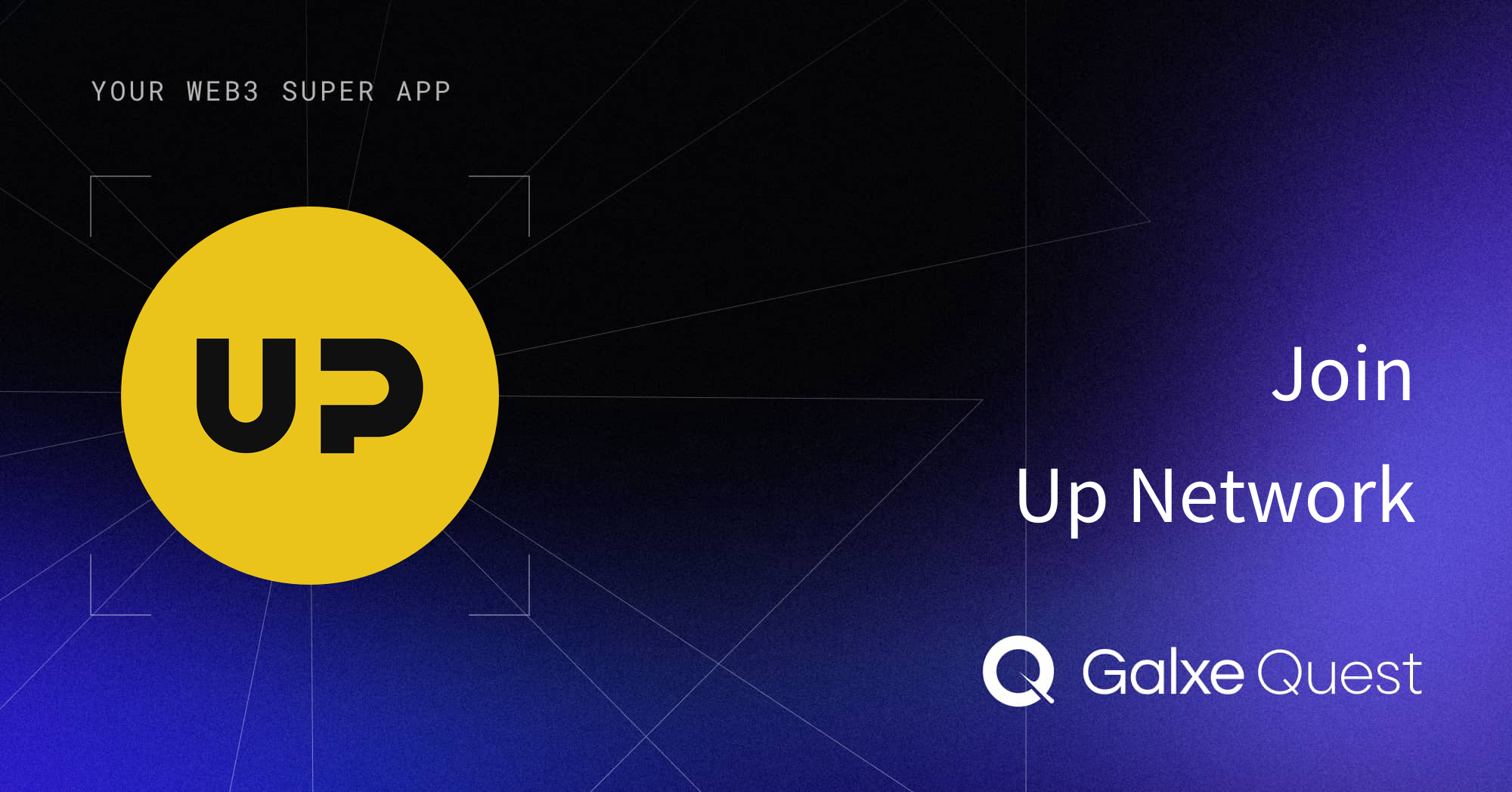 Join Up Network on Galxe Quest