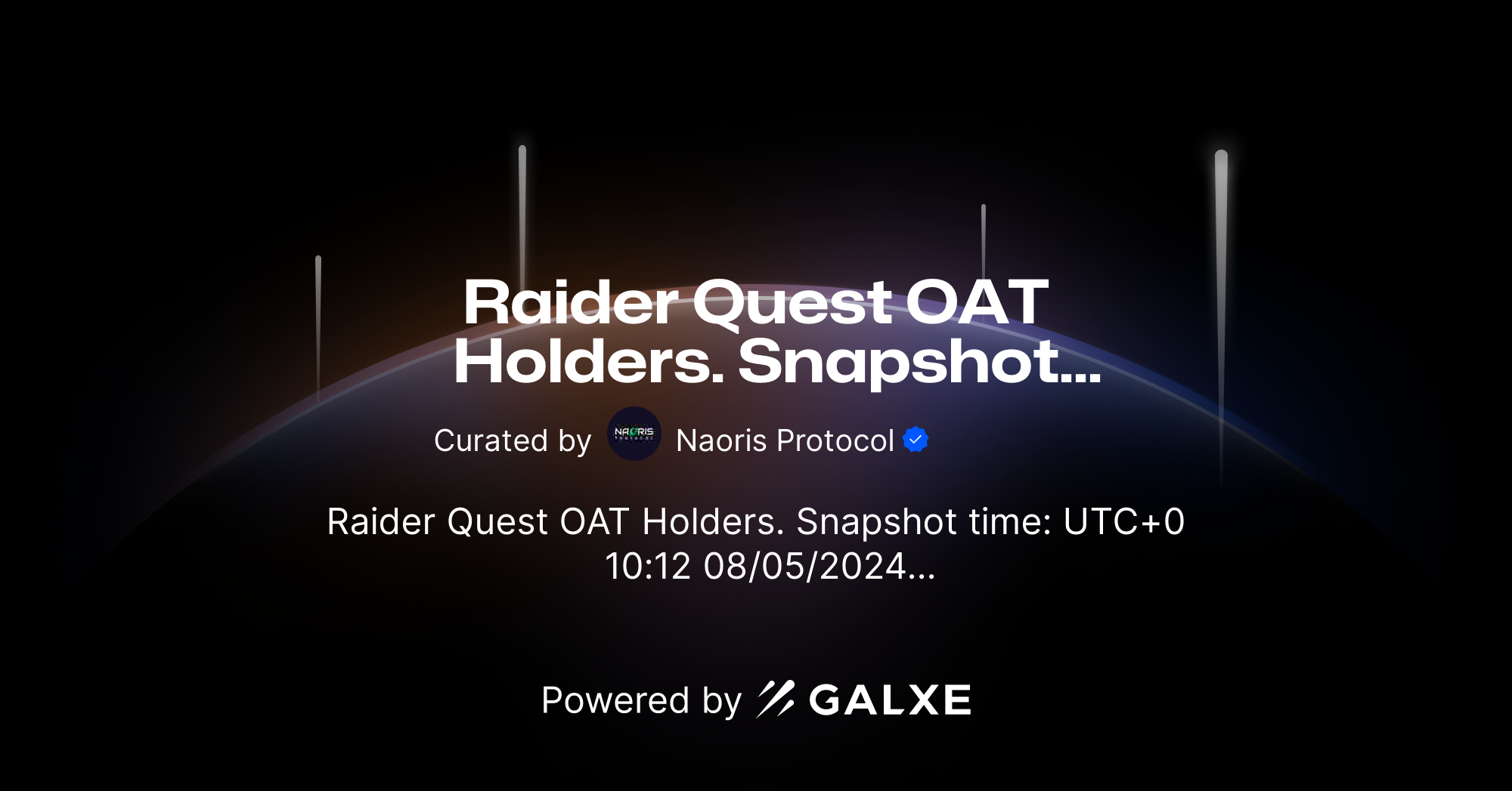 Raider Quest OAT Holders. Snapshot time: UTC+0 10:12 08/05/2024 ...