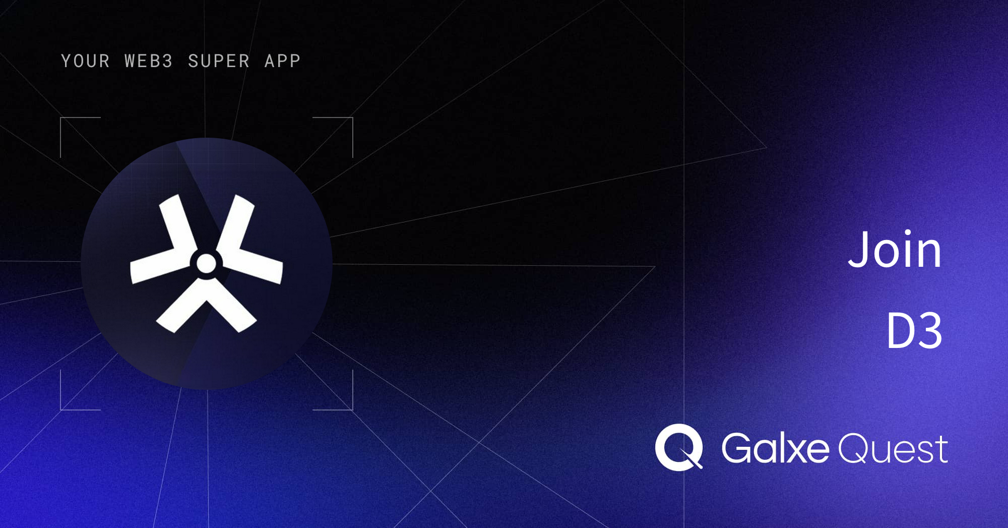 Join D3 on Galxe Quest