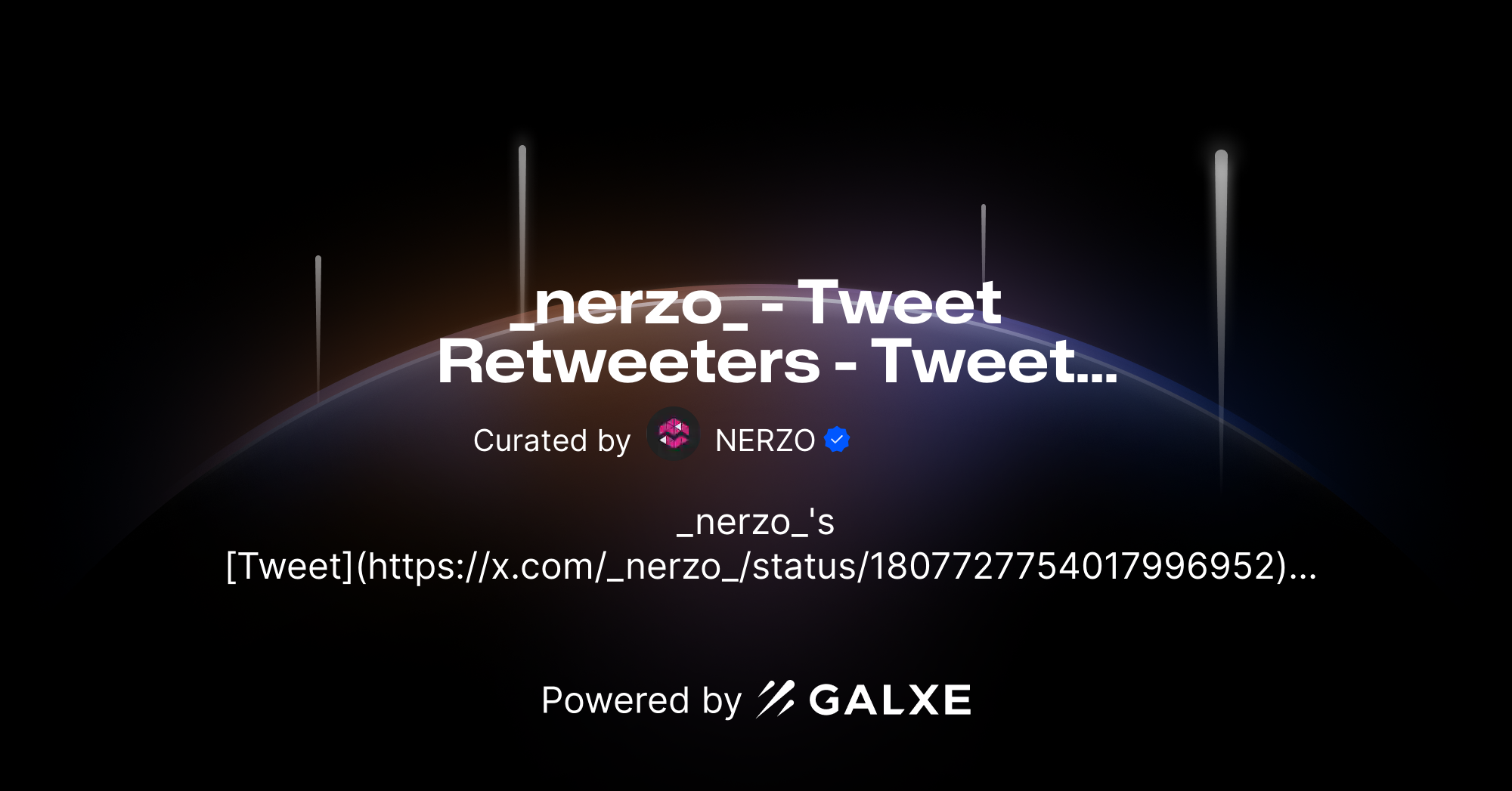 _nerzo_ - Tweet Retweeters - Tweet 1807727754017996952 Credential | Galxe