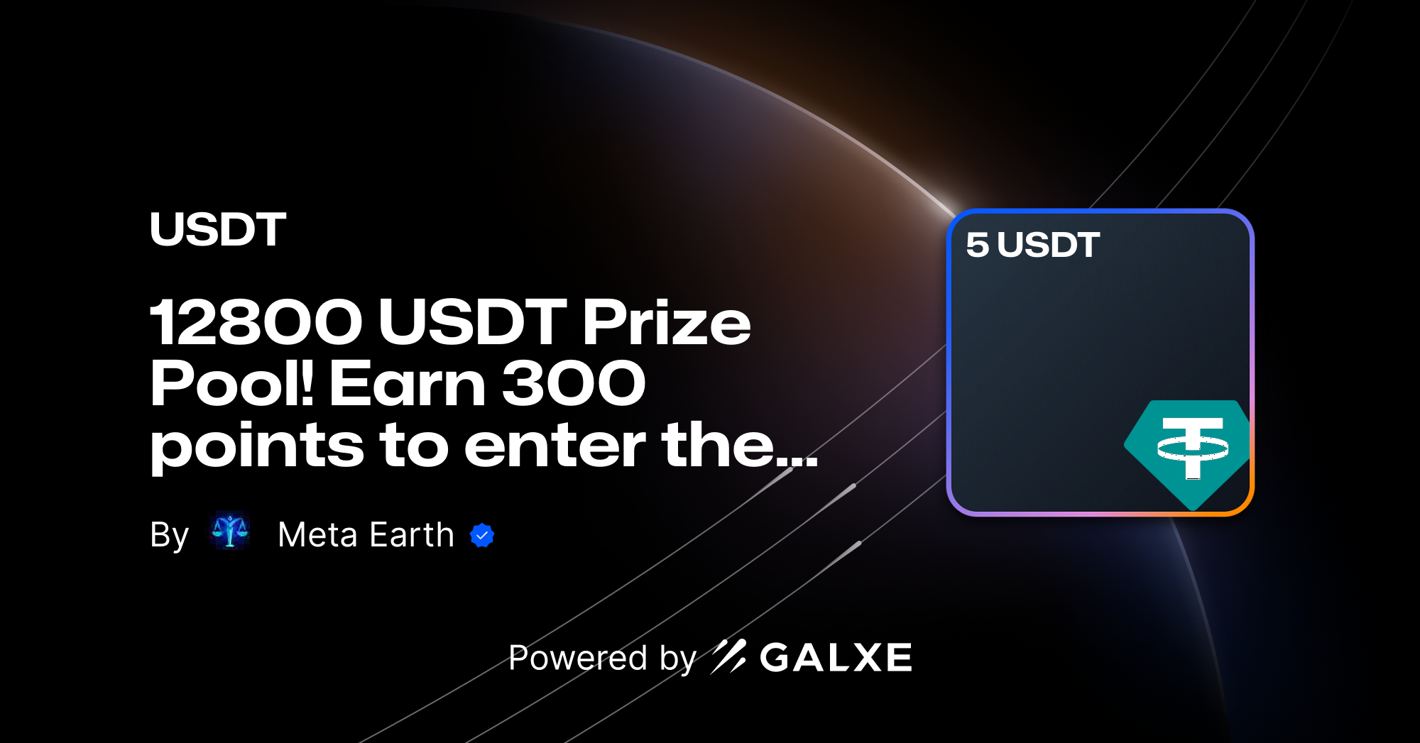 12800 USDT Prize Pool! Earn 300 points to enter the raffle! by Meta ...