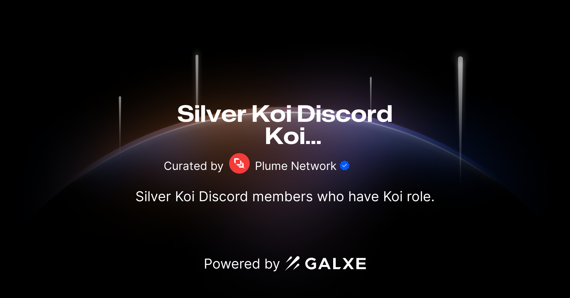 Silver Koi Discord Koi Credential | Galxe