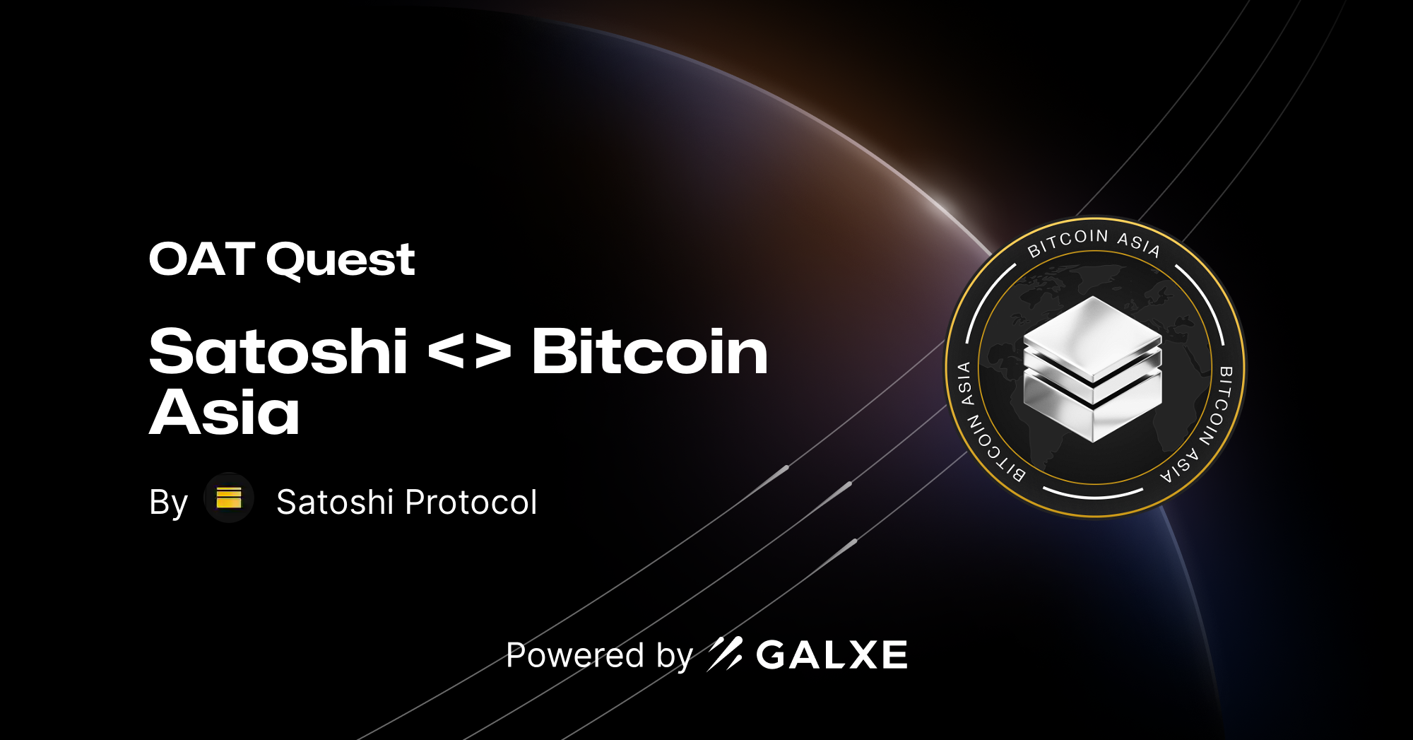 Satoshi Bitcoin Asia by River | Galxe Quest