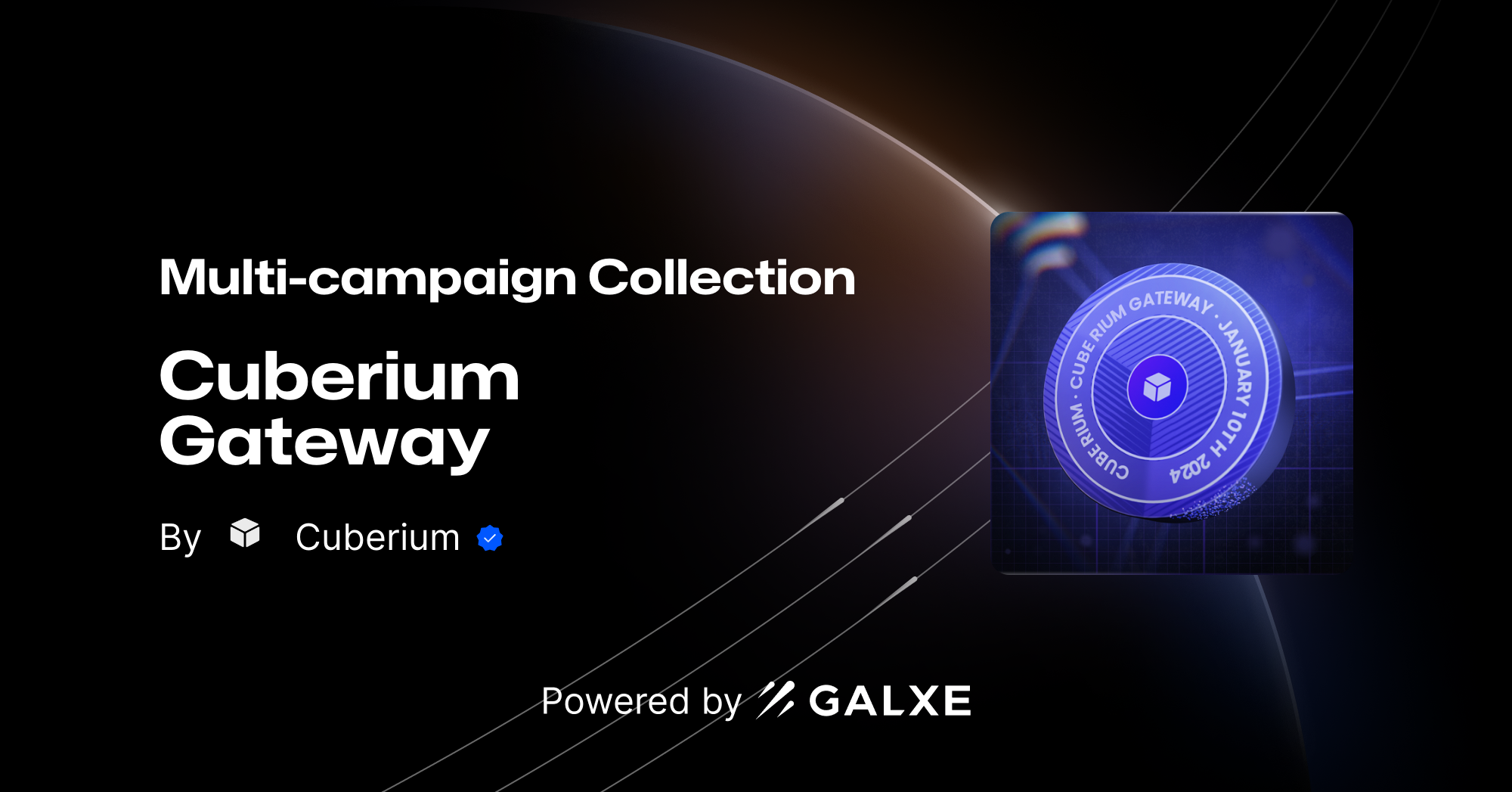 Cuberium Gateway by Cuberium | Galxe Quest