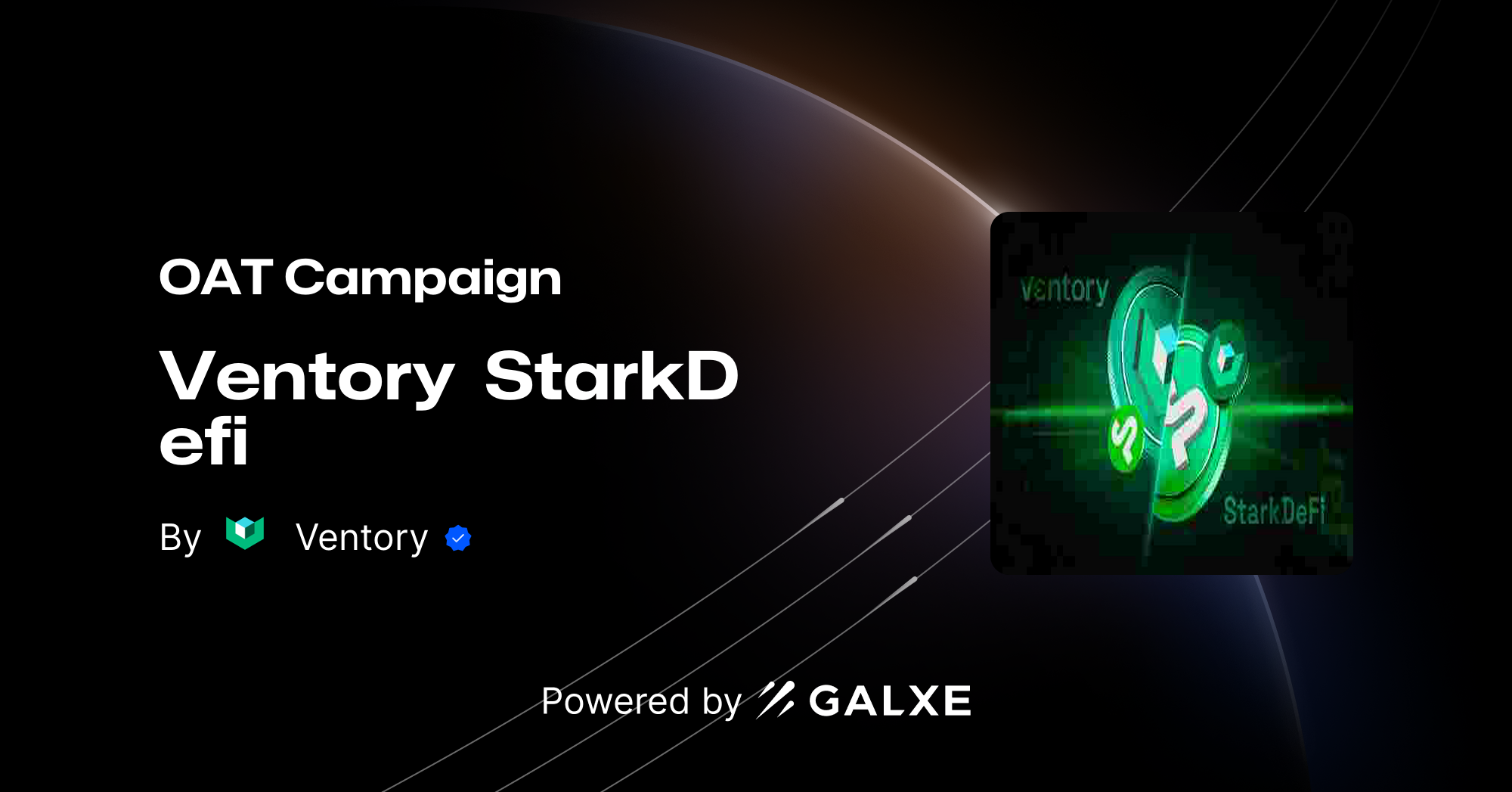 Ventory 🤝 StarkDefi by Ventory | Galxe Quest