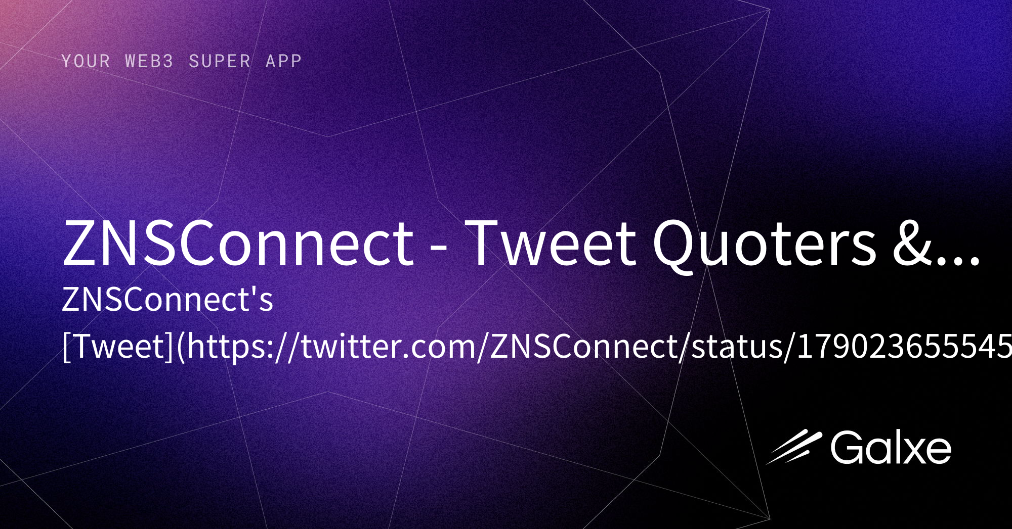 ZNSConnect - Tweet Quoters & Mention 1 friend - Tweet ...