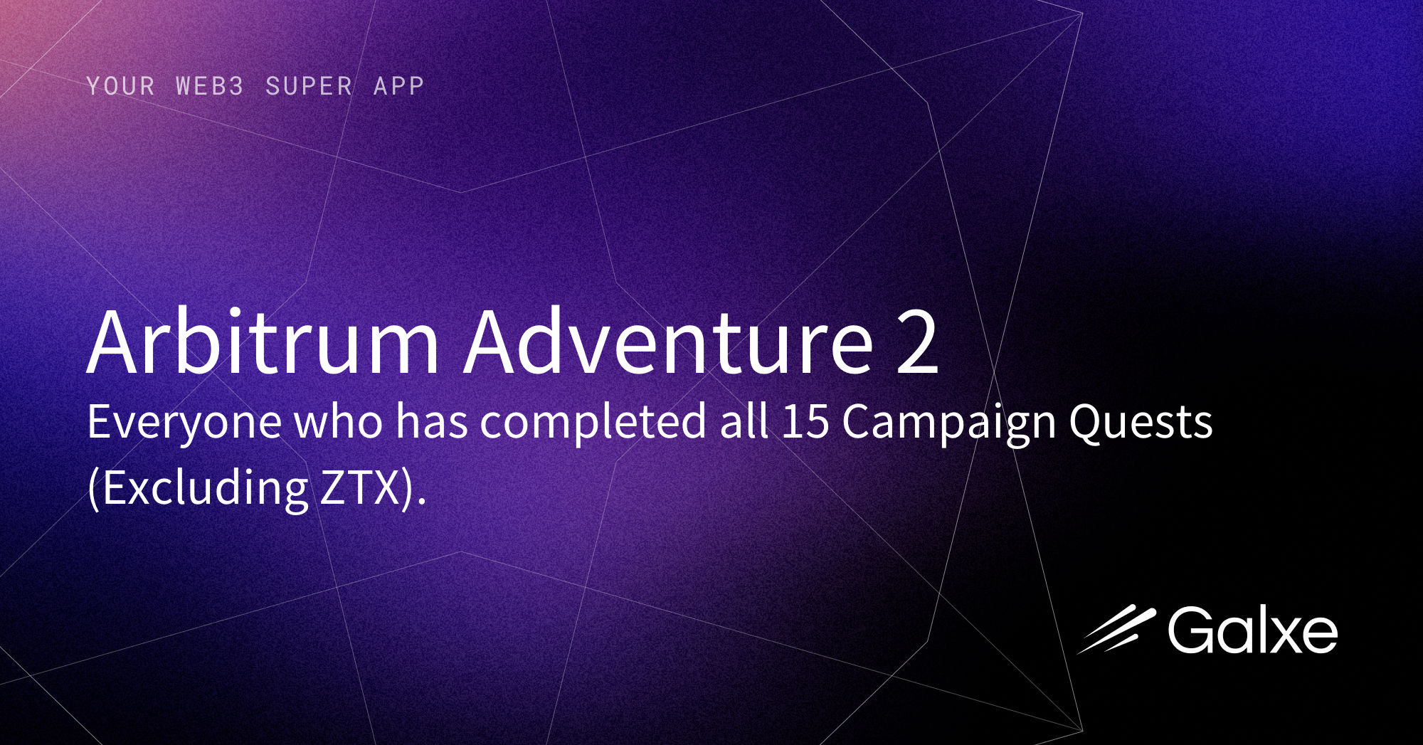Arbitrum Adventure 2 Credential | Galxe