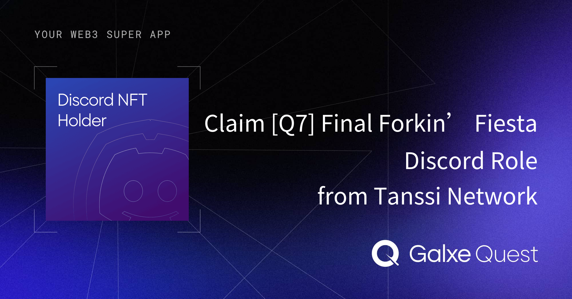 Claim Ready to Mainnet Discord Role from Tanssi Network on Galxe