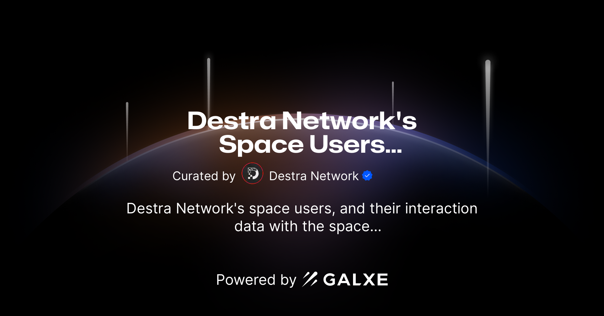 Destra Network's Space Users Credential | Galxe