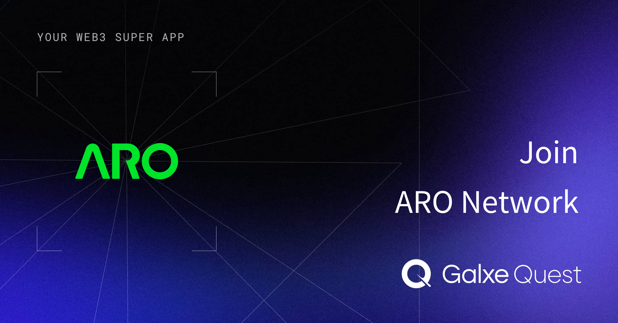 Join ARO Network on Galxe Quest